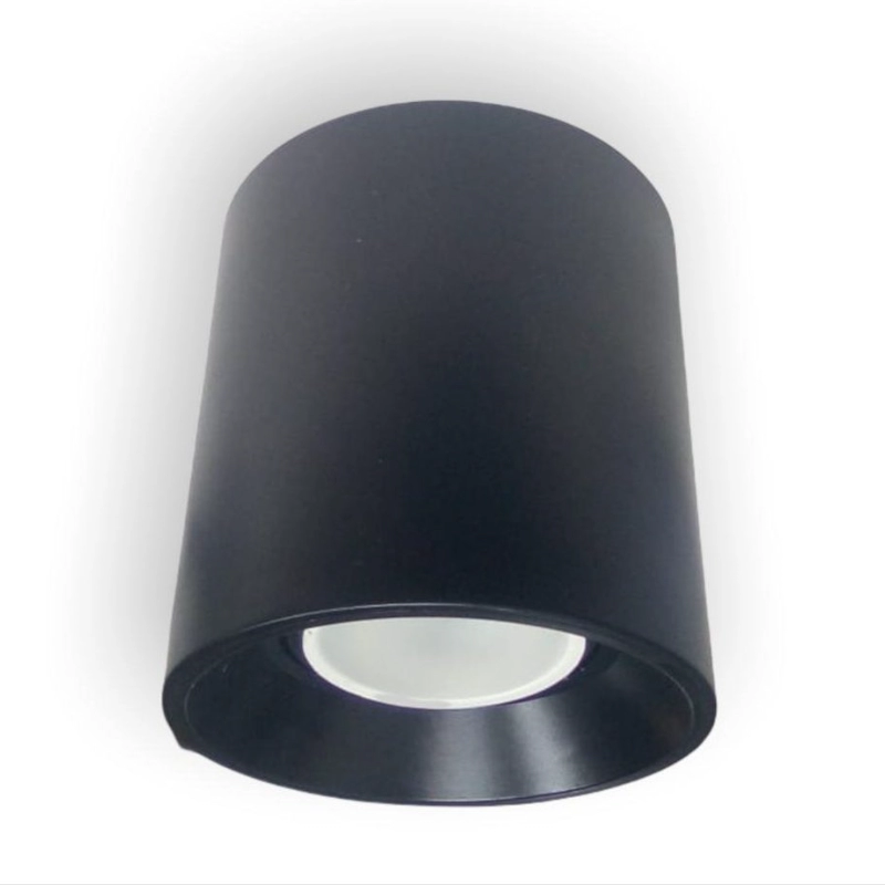Plafon Coco Negro Texturado Con Antideslumbrante Negro | Lucente | BP