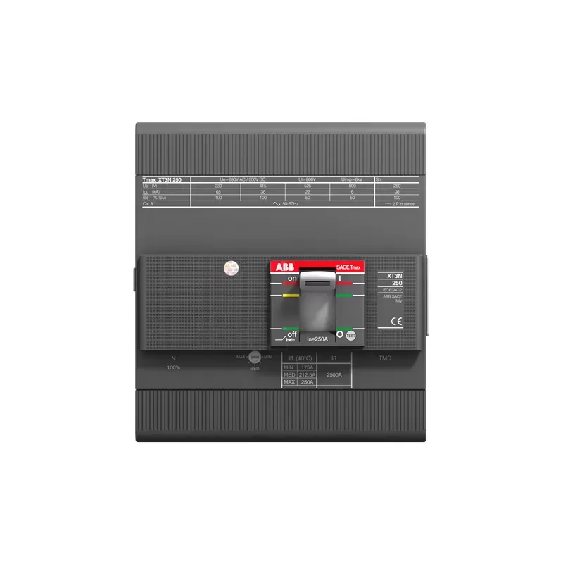 Interruptor Tmax XT 4P In = 200A - Icu = 36kA ABB - Dimater