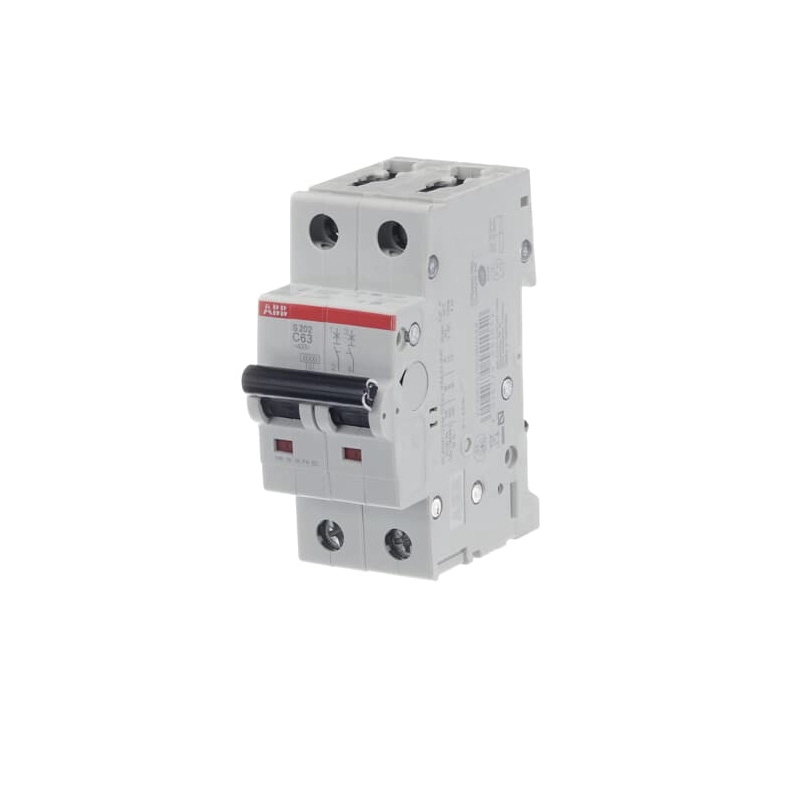 Interruptor termomagnético 2X63A 6/10 KA CURVA C ABB - Dimater