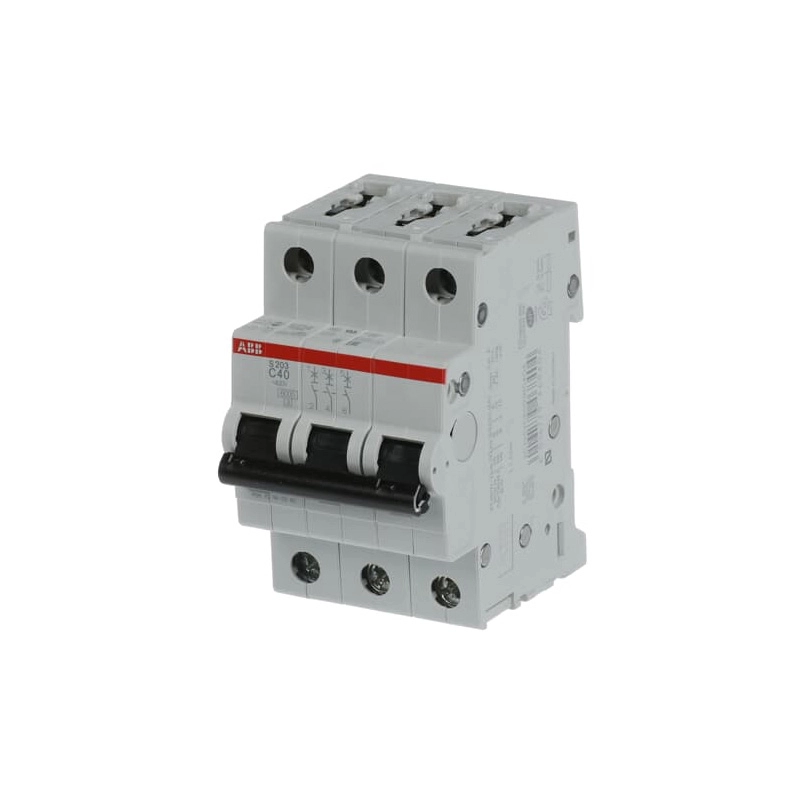 Interruptor termomagnético 3X40A 6/10 KA CURVA C ABB - Dimater