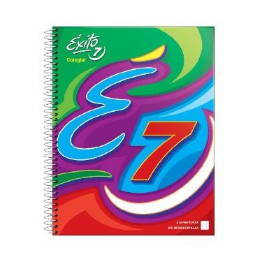 Cuaderno Escolar Con Espiral Tapa Dura Exito E7 Colegial 21x27 100 ...